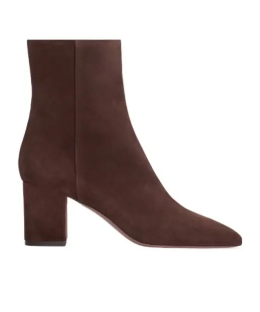 Paris Texas Zippered Ankle Boots - Brown