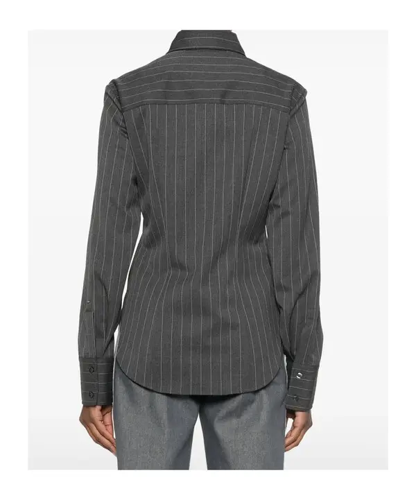 Sportmax Striped Long-sleeved Shirt