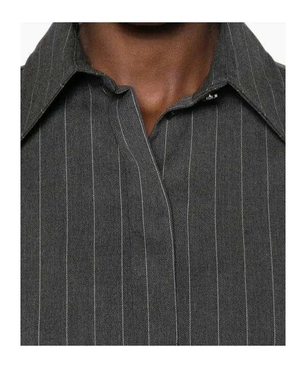 Sportmax Striped Long-sleeved Shirt