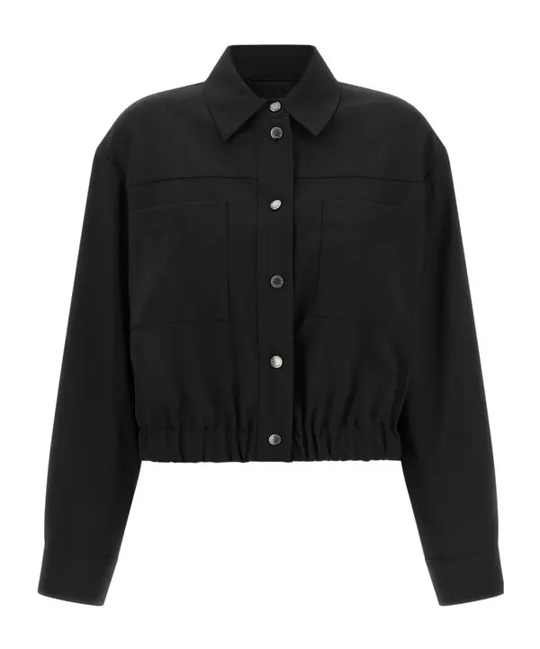 Max Mara Wkddecano Elastic Waist Jacket - Black