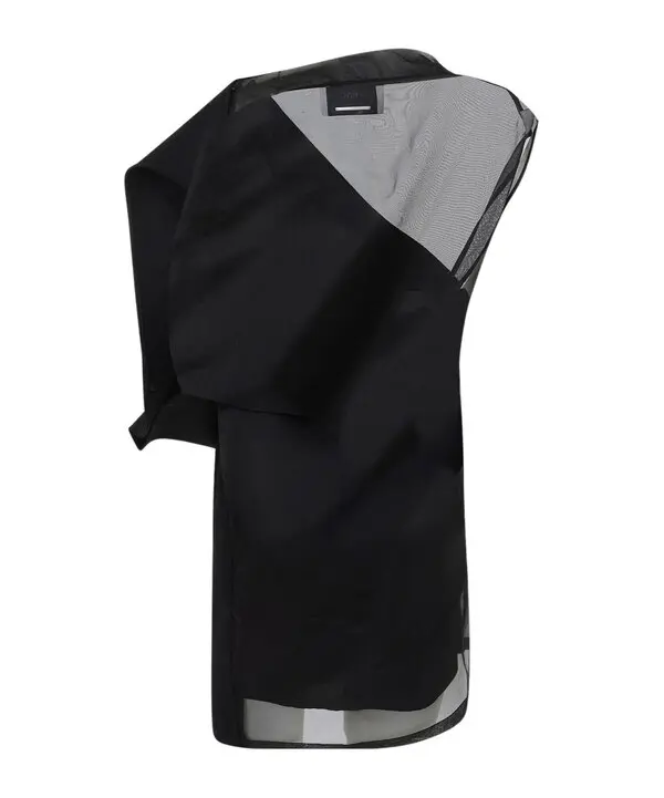 Sportmax Sheer-panel Draped Mini Dress - No