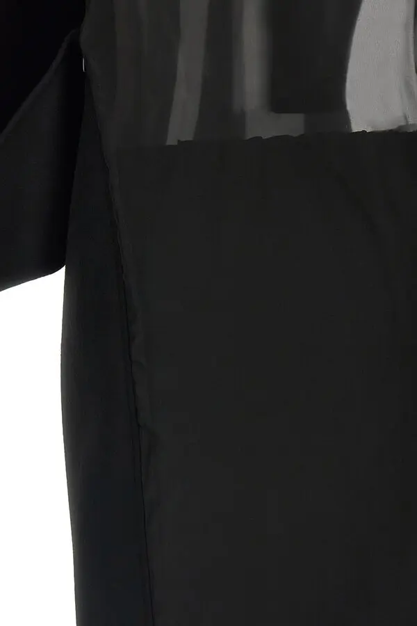 Sportmax Sheer-panel Draped Mini Dress - No