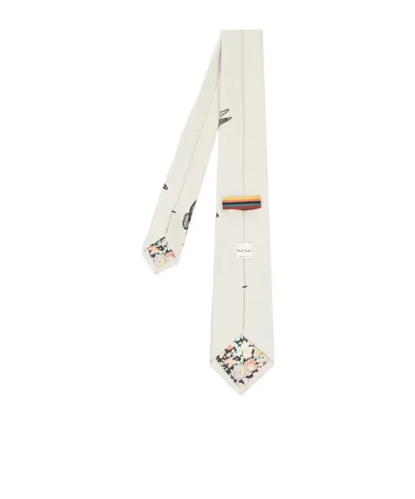 Paul Smith Rabbit Jacquard Silk Tie