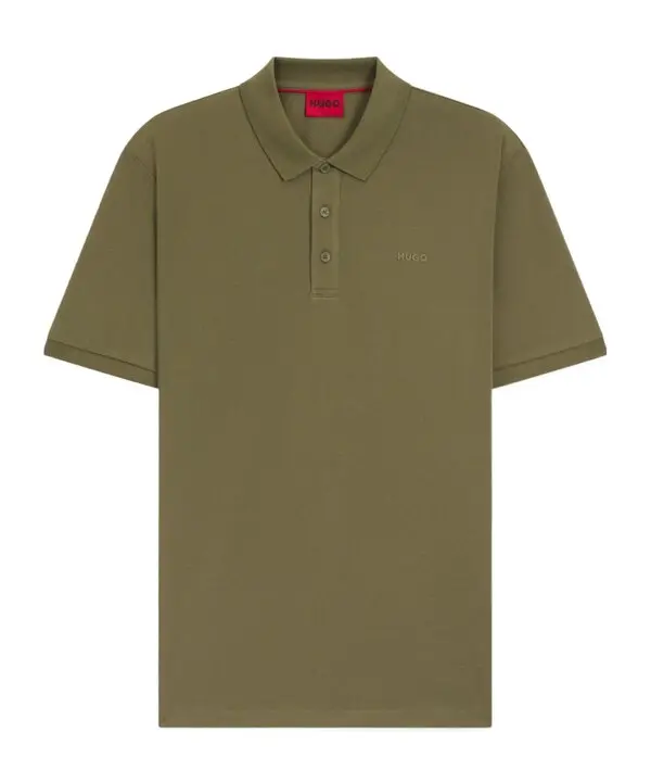 Hugo Boss Solid Color Polo Shirt - Green