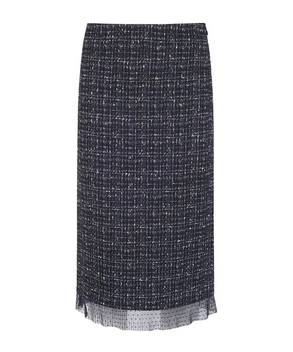 TWINSET Slit-detail Skirt - Black