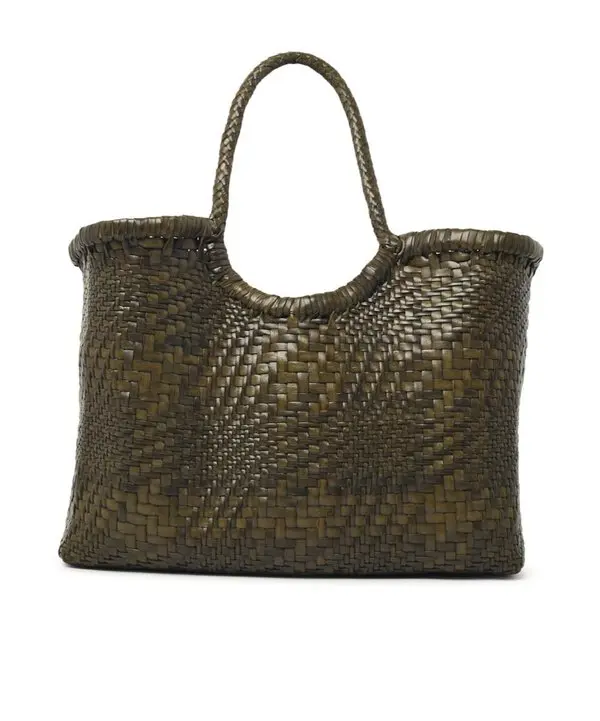 Dragon Diffusion Nantucket Woven Top Handle Bag
