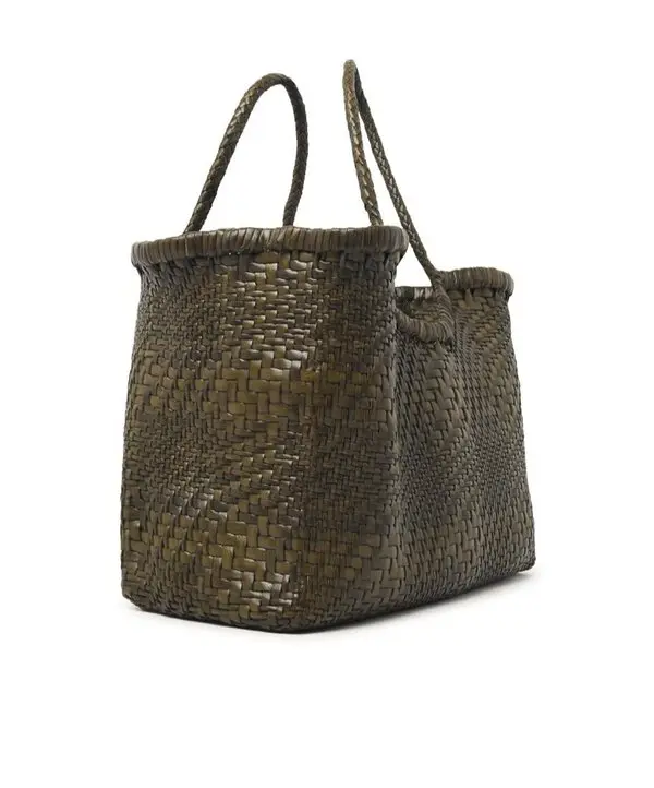 Dragon Diffusion Nantucket Woven Top Handle Bag