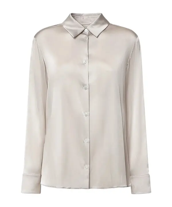 Max Mara Long-sleeved Shirt - Ice