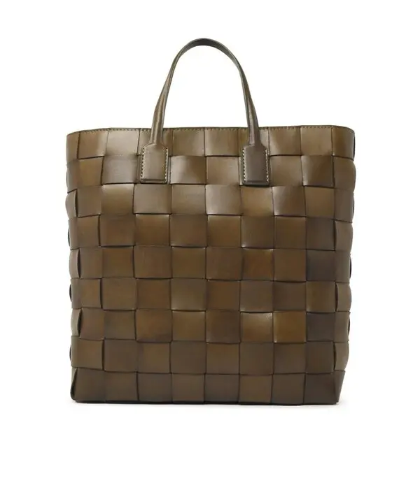 Dragon Diffusion Pino Woven Leather Tote Bag