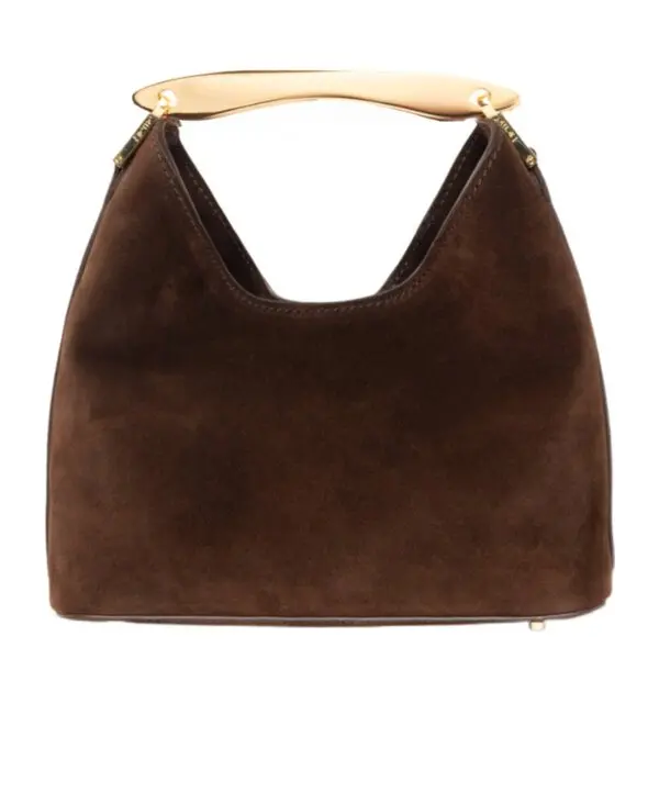 ELLEME PARIS Small Boomerang Suede Bag