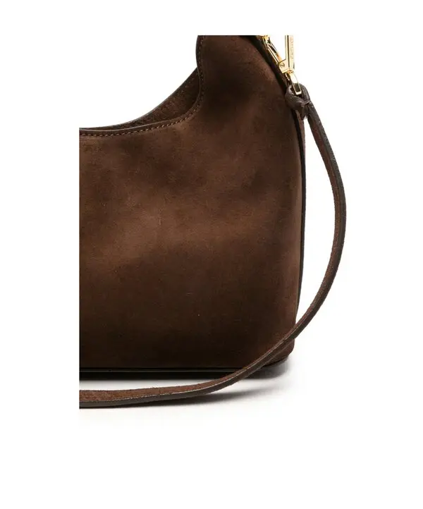 ELLEME PARIS Small Boomerang Suede Bag