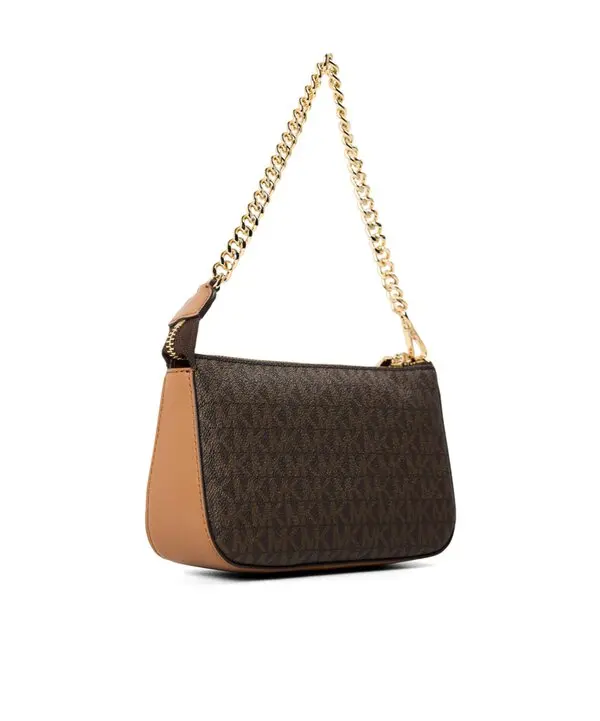 Michael Kors Signature Chain Clutch Bag