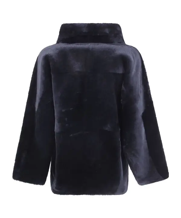 BLANCHA Zip-up Fur Jacket