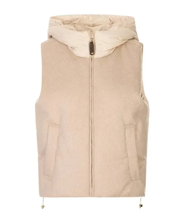 Max Mara Hooded Padded Jacket - Nude