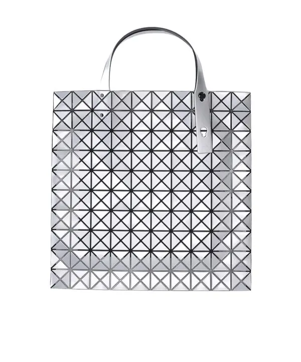 Issey Miyake Prism Top Handle Tote Bag - Silver