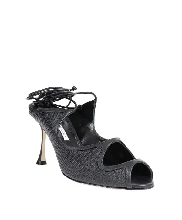 Manolo Blahnik Cut-out High-heeled Sandals