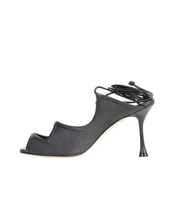 Manolo Blahnik Cut-out High-heeled Sandals