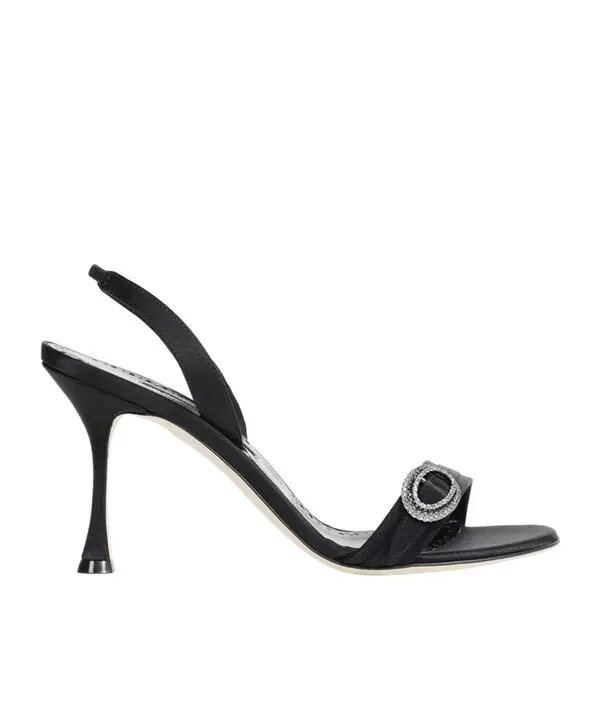 Manolo Blahnik Round-toe High-heeled Sandals