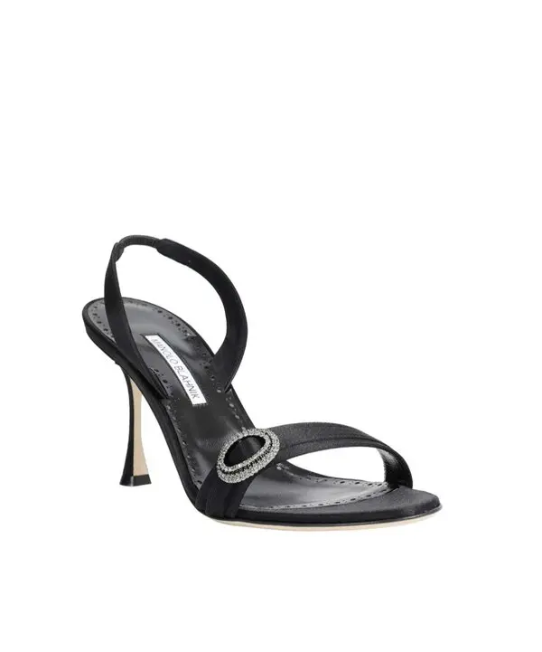 Manolo Blahnik Round-toe High-heeled Sandals