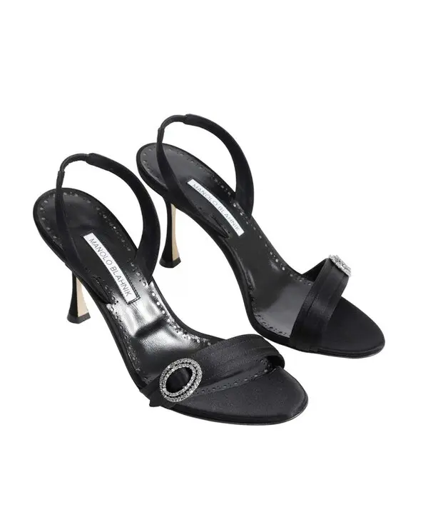 Manolo Blahnik Round-toe High-heeled Sandals