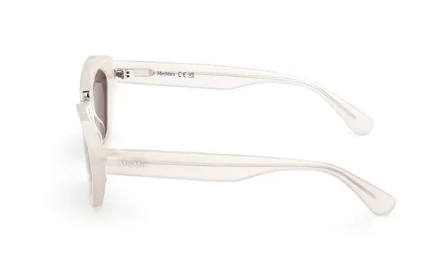 Max Mara Kate Geometric Frame Sunglasses - Ivory