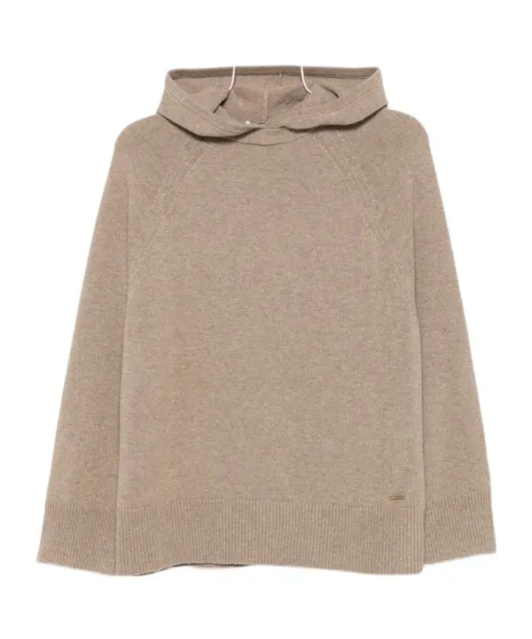 Max Mara Raglan-sleeve Cashmere Hoodie - Beige