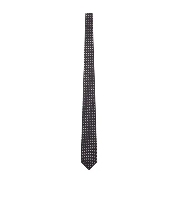 TOM FORD Clover Tie - Blackwhite