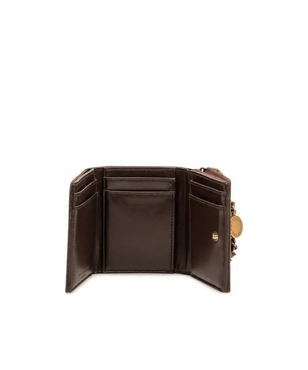 Stella McCartney Chain-detailed Bi-fold Wallet