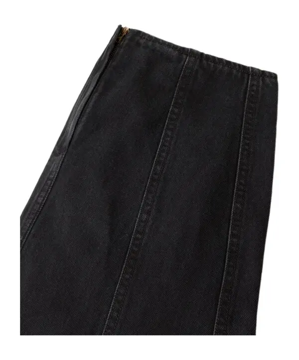 LEVI'S Seamed Flare Denim Skirt