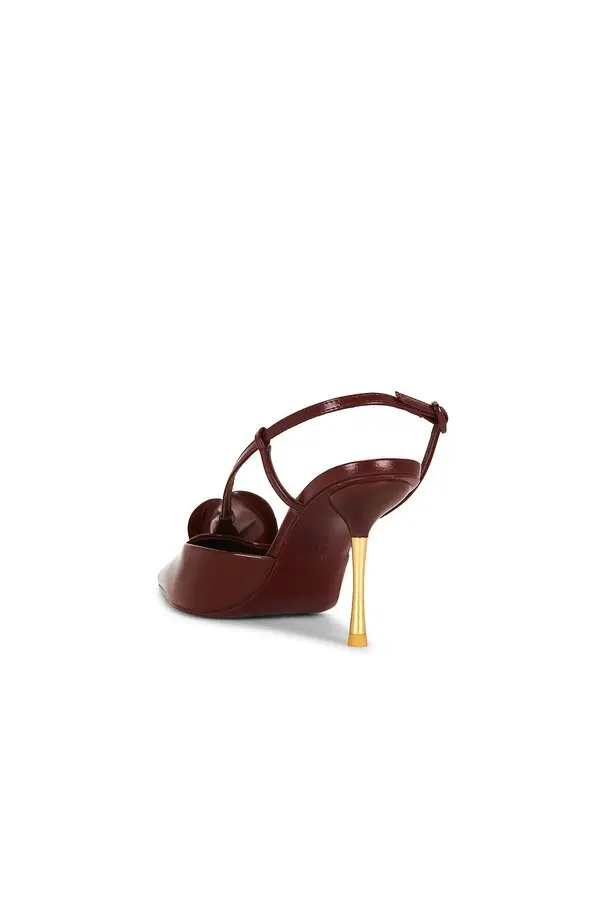 Cult Gaia Calla Pump With Sculptural Detail And Stiletto Heel