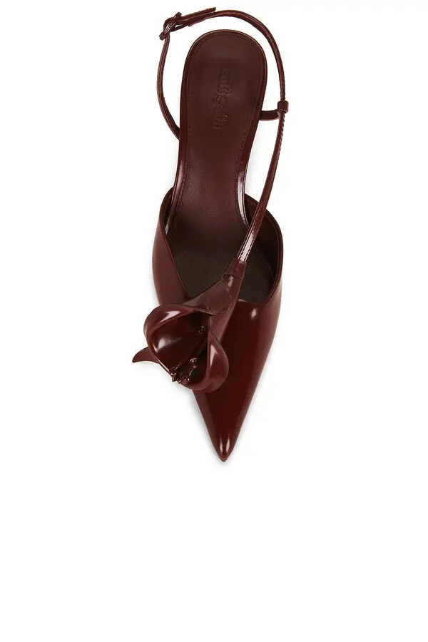 Cult Gaia Calla Pump With Sculptural Detail And Stiletto Heel