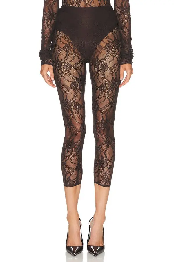 Andamane Loli Lace Capri Legging