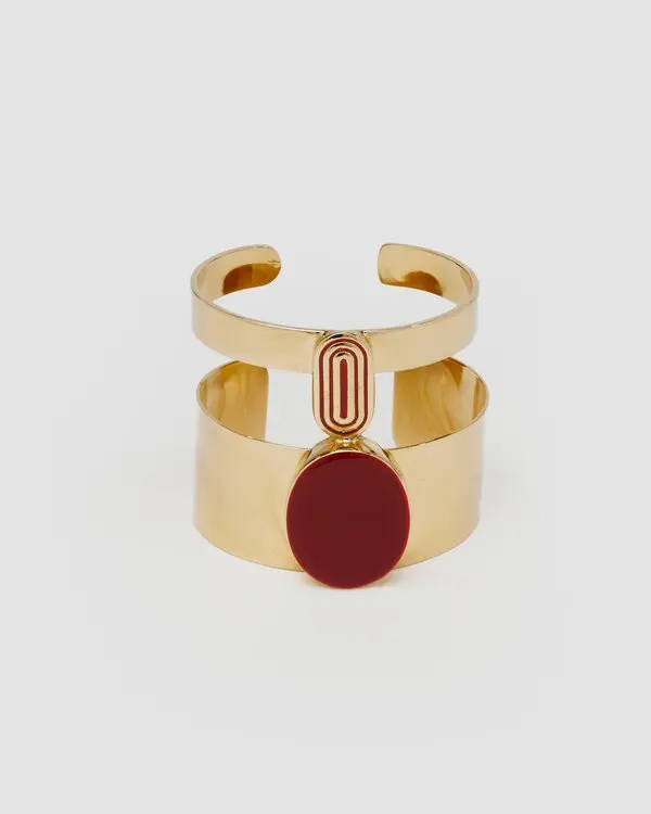SOPHIE BLAKE Valeria Cuff Dahlia - Red