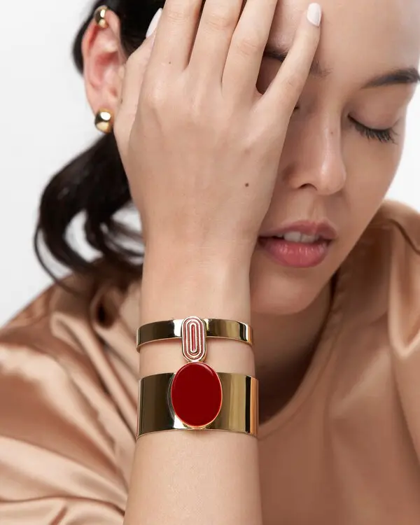 SOPHIE BLAKE Valeria Cuff Dahlia