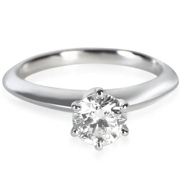 Tiffany & Co. 0.67 Ct Round Brilliant Diamond Engagement Ring