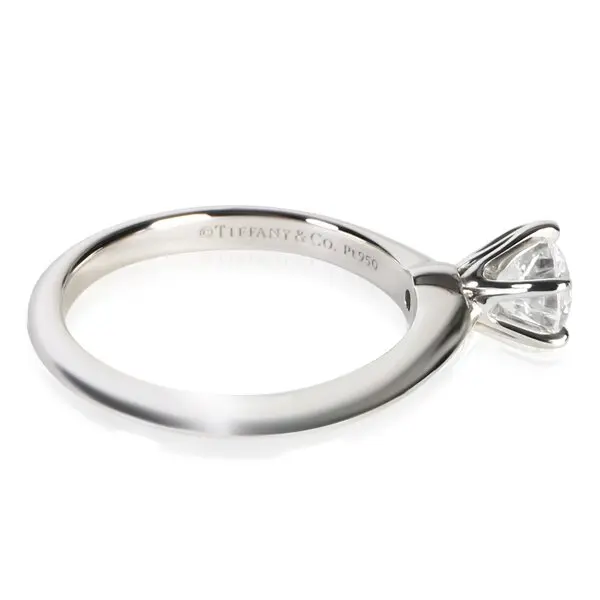 Tiffany & Co. 0.67 Ct Round Brilliant Diamond Solitaire Engagement Ring
