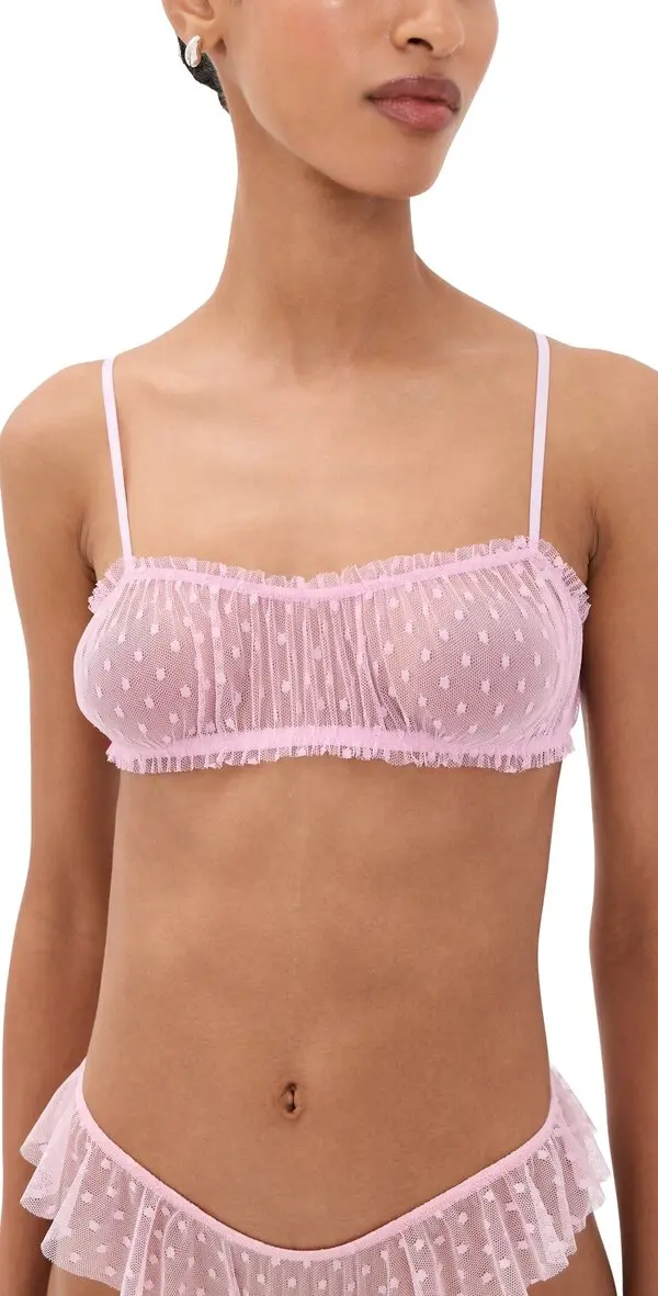 Only Hearts Coucou Lola Joey Bralette - Candy Pink