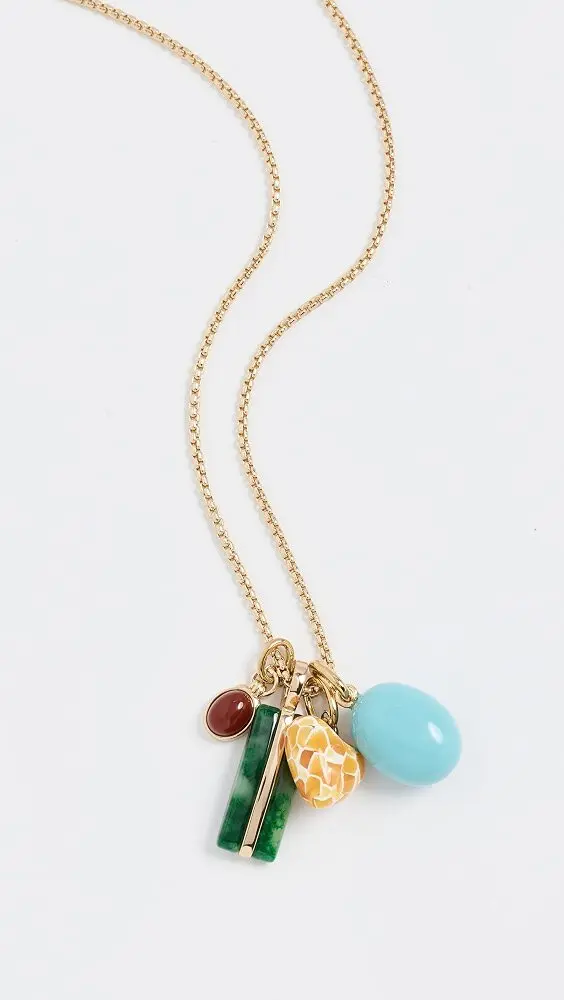 ROXANNE ASSOULIN The Collectibles Pendant Necklace With Mixed Charms