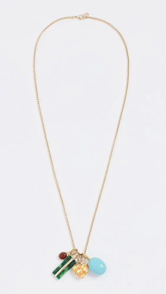 ROXANNE ASSOULIN The Collectibles Pendant Necklace With Mixed Charms