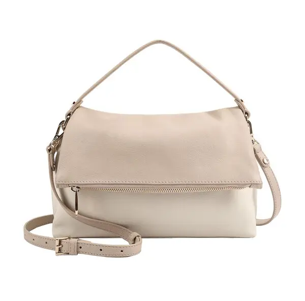 Paul Costelloe Neutrals Tana Leather Shoulder Bag
