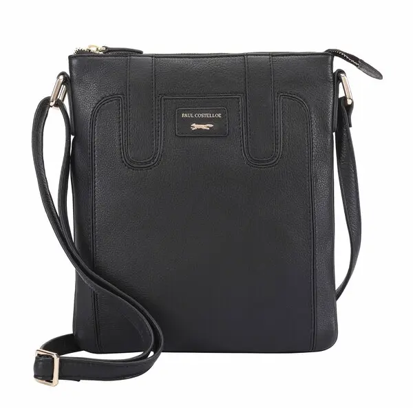 Paul Costelloe Marble Crossbody Bag - Black