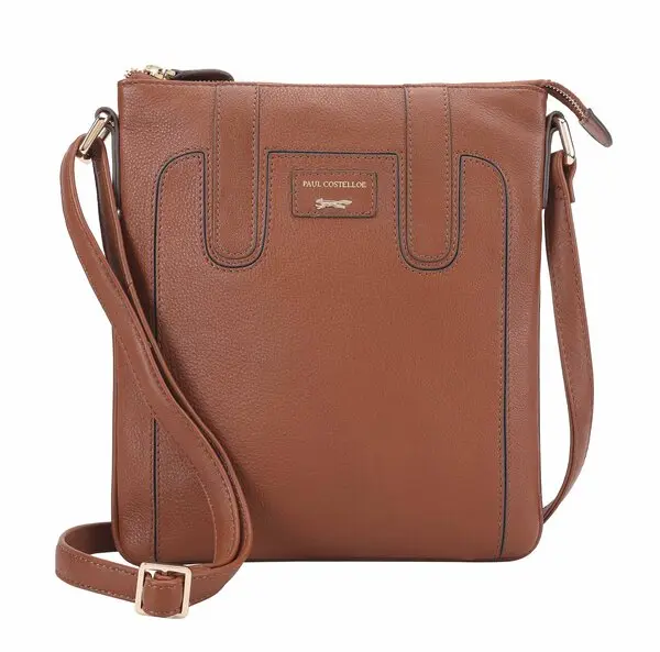 Paul Costelloe Marble Crossbody Bag - Brown