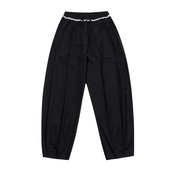 ALAS Silk-cotton Pants - Black