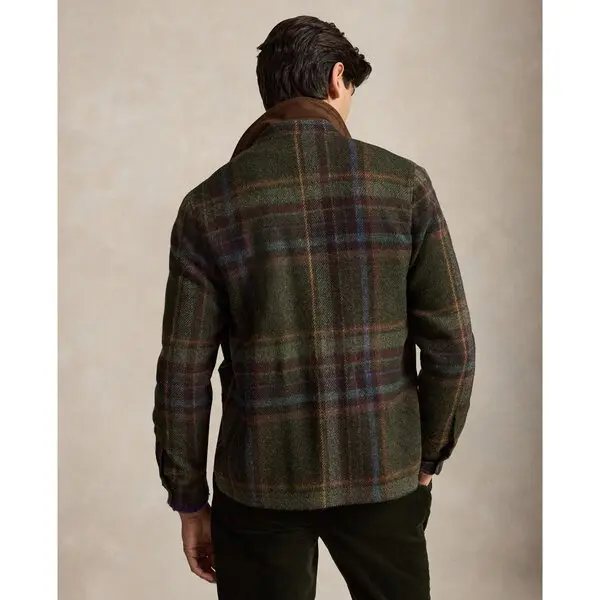 Ralph Lauren Tailored Fit Plaid Tweed Sport Coat