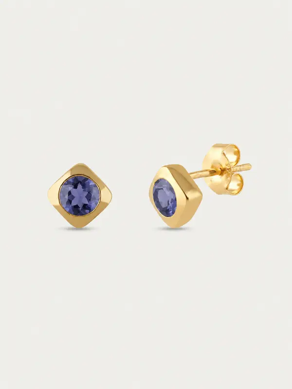 SOPHIE BLAKE Deco Studs Earrings With Lolite