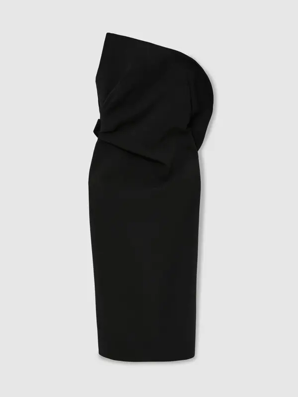 REISS Dasha Strapless Midi Dress