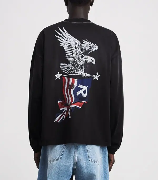 REPRESENT Cotton Eagle Long-sleeve T-shirt