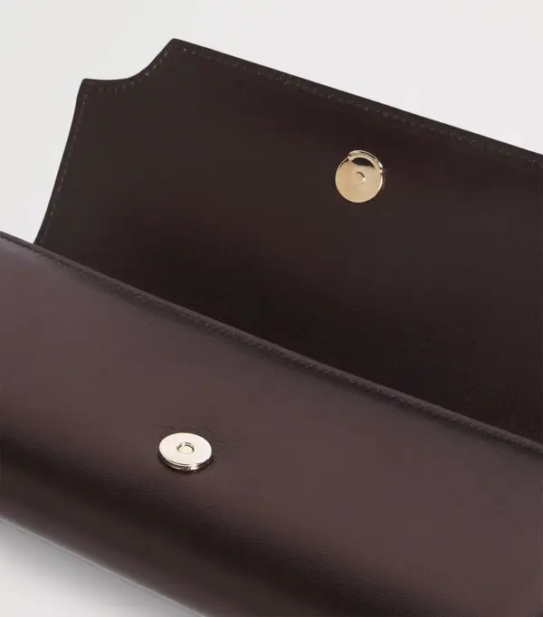 MALONE SOULIERS Satin Vivien Clutch Bag With Crystal Embellishment