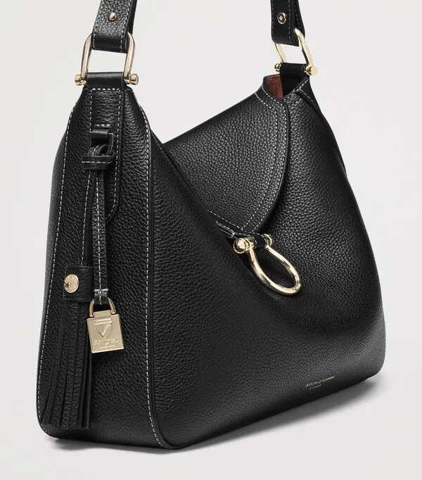 ASPINAL OF LONDON Grained Leather Ella Shoulder Bag