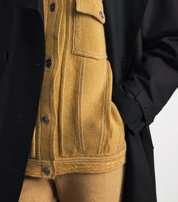 BARRIE Cashmere-cotton Oversized Jacket